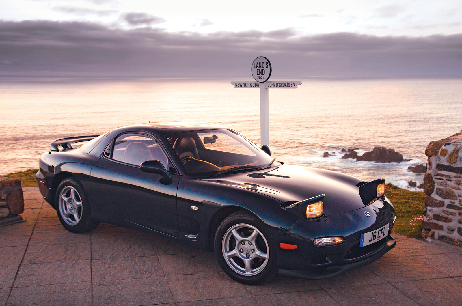 Mazda RX-7: Land’s End to John O’Groats on sustainable fuel | Classic ...