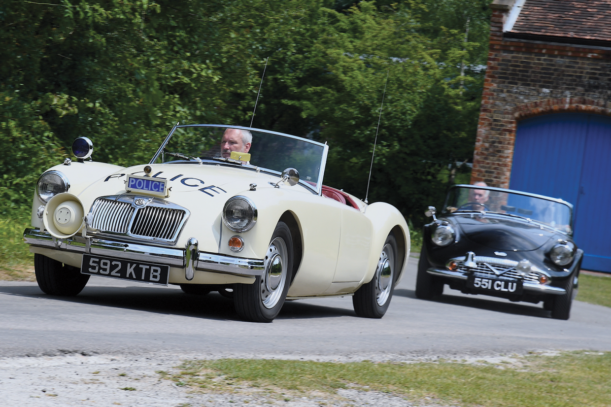 MGA and Daimler SP250: high-speed policing | Classic & Sports Car