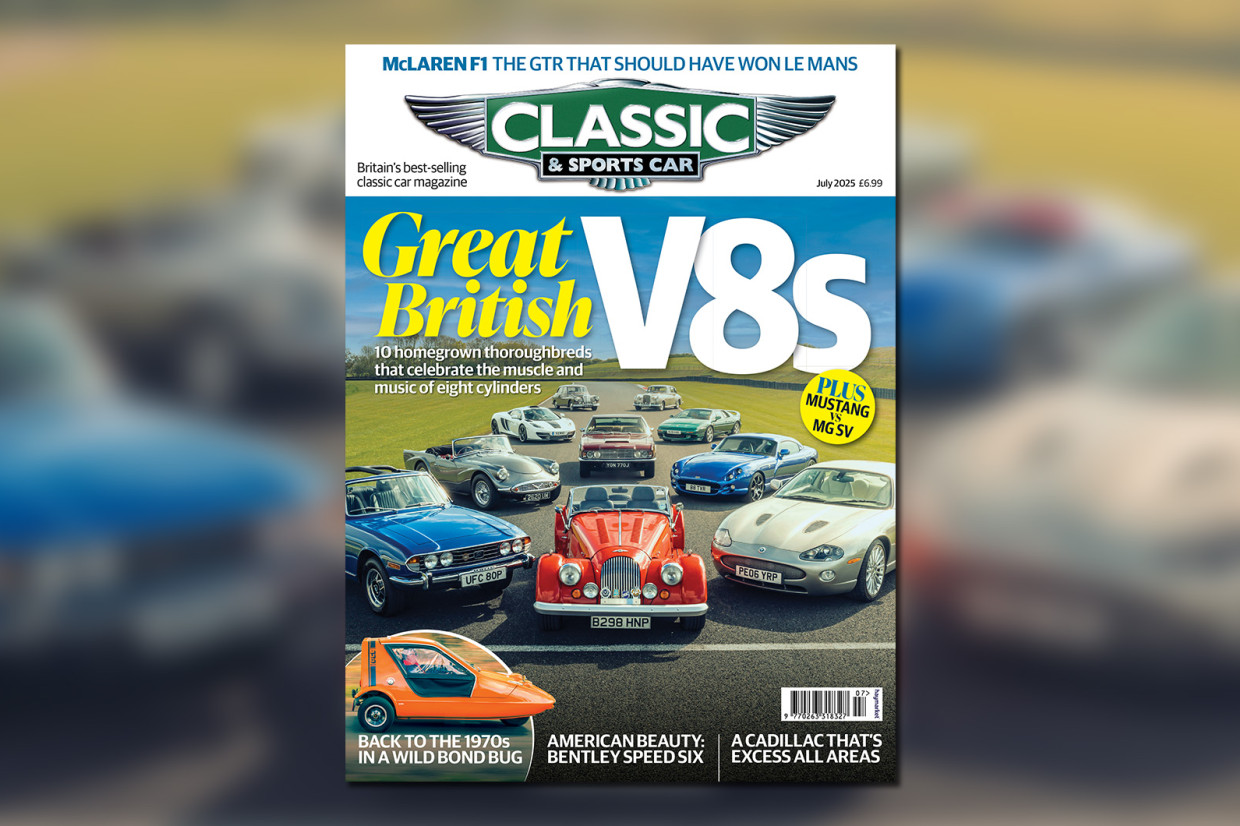 British V8s: inside the July 2025 issue of Classic & Sports Car ...