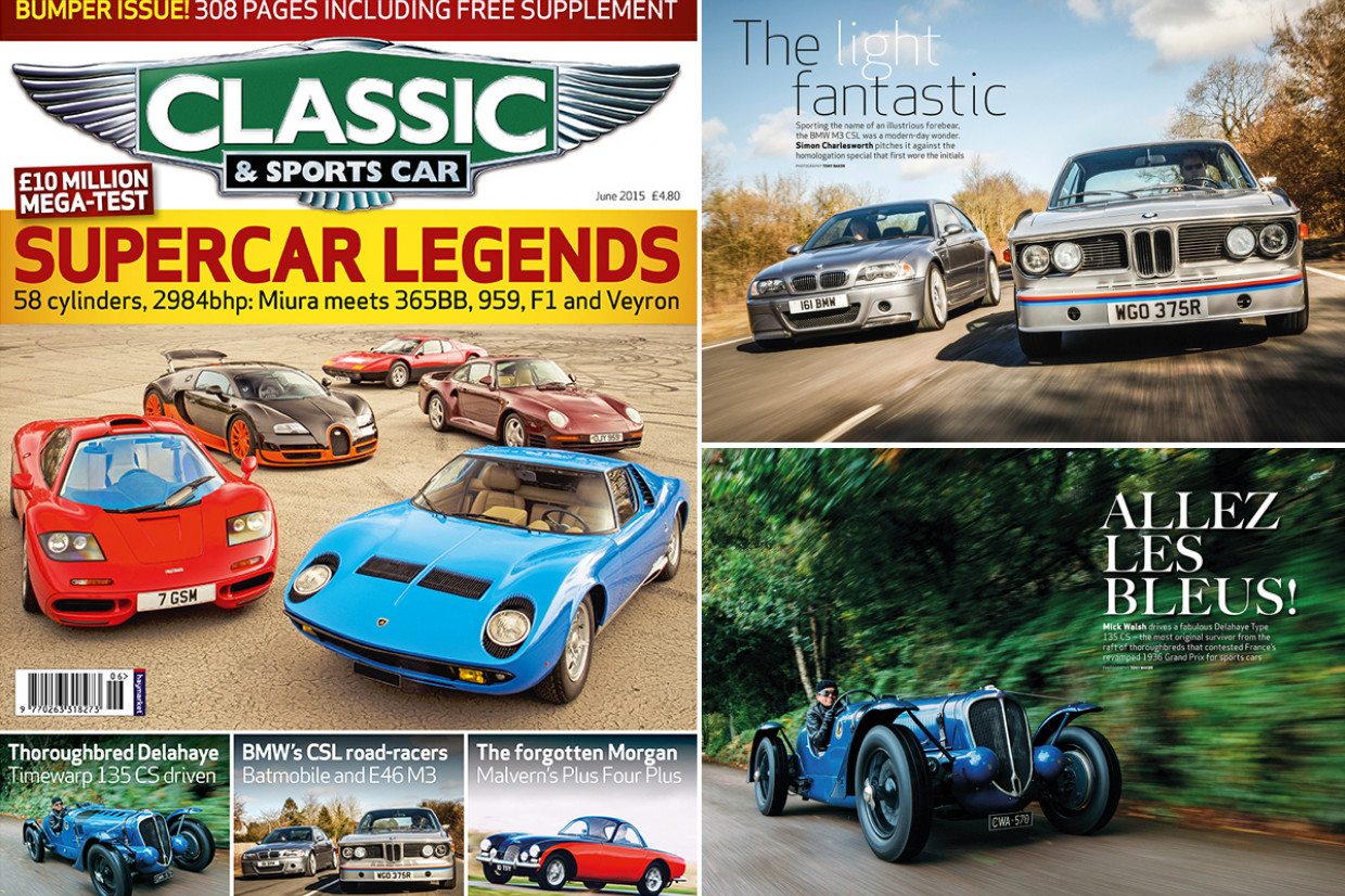 Massive 32-page supercar spectacular, timewarp Delahaye racer and ...