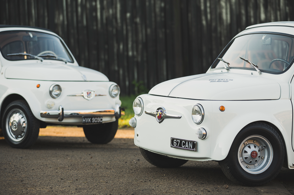 Abarth 695 SS vs Giannini 500TV: baby dragons | Classic & Sports Car