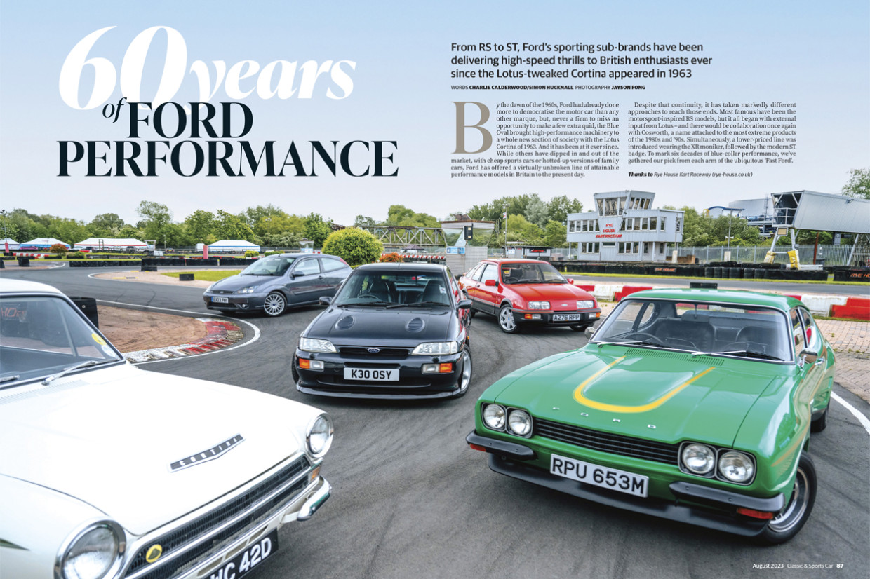 Fast Fords: inside the August 2023 issue of Classic & Sports Car ...