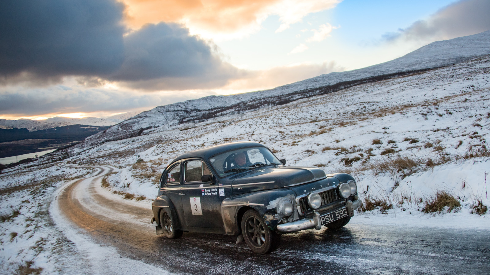 Priceless classic cars tackle brutal winter rally | Classic & Sports Car